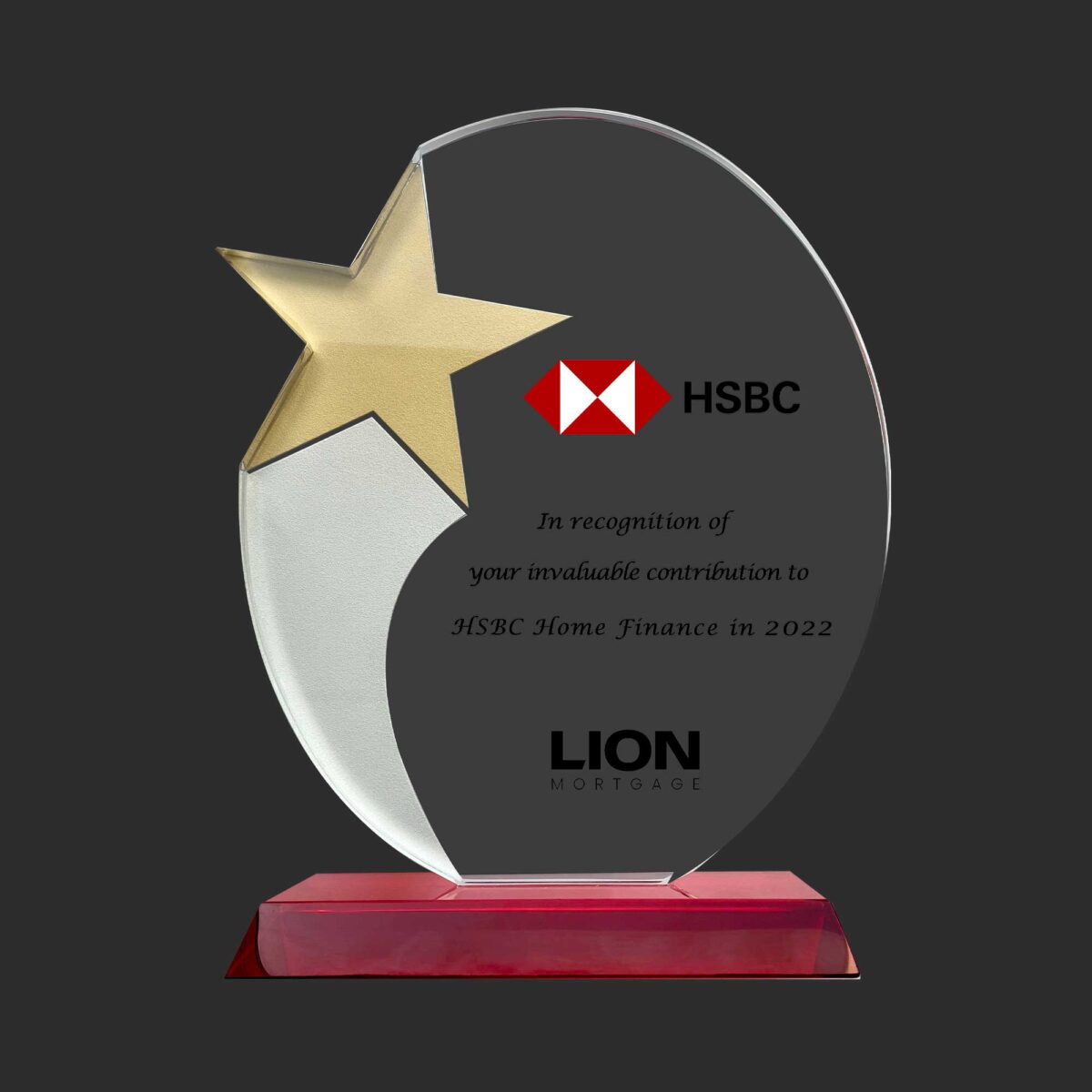 HSBC 2022 - Invaluable Contribution - Lion Mortgage Consultants